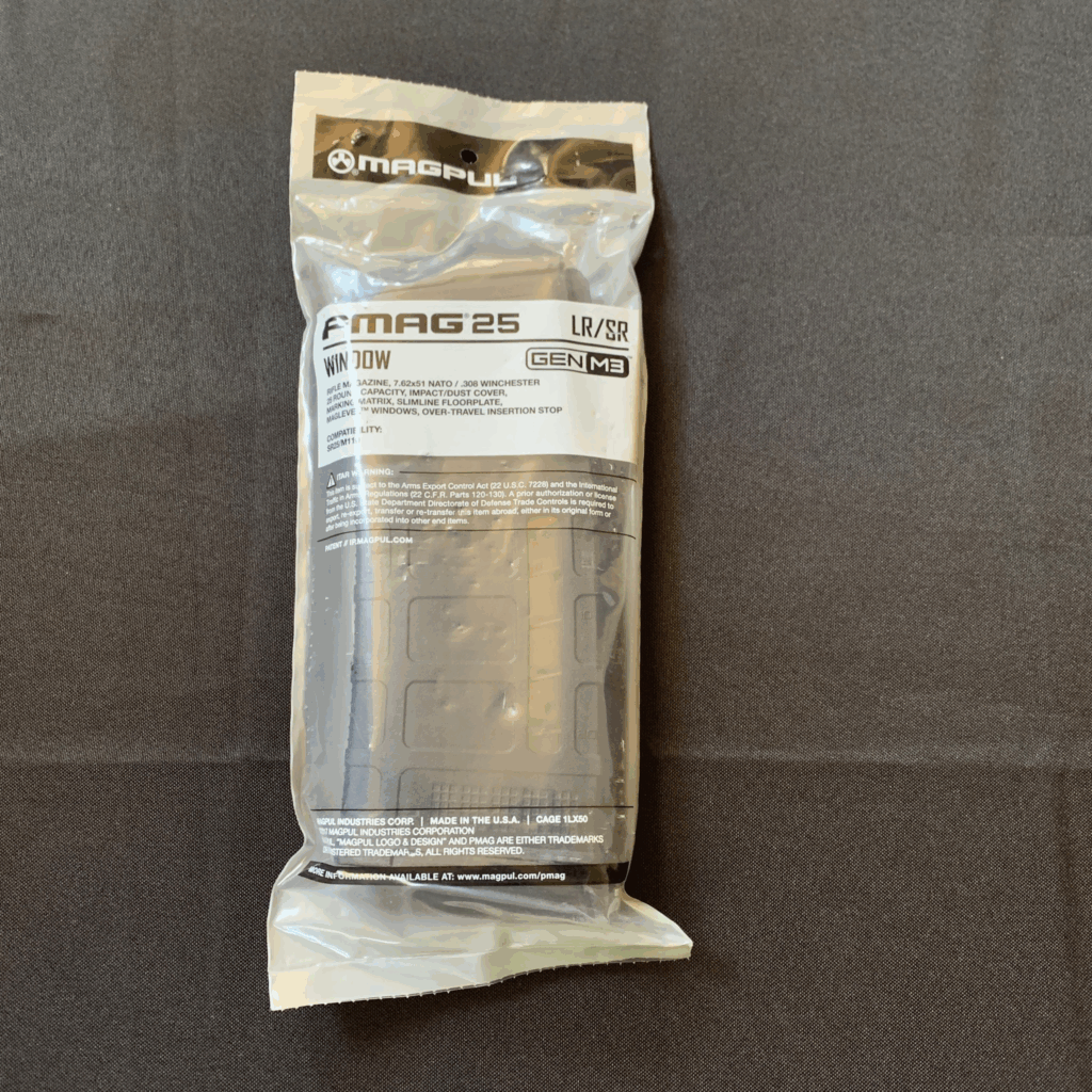 Magpul PMAG 25 M118 LR/SR Gen M3 Window Magazine LR-308, SR-25, Ruger ...