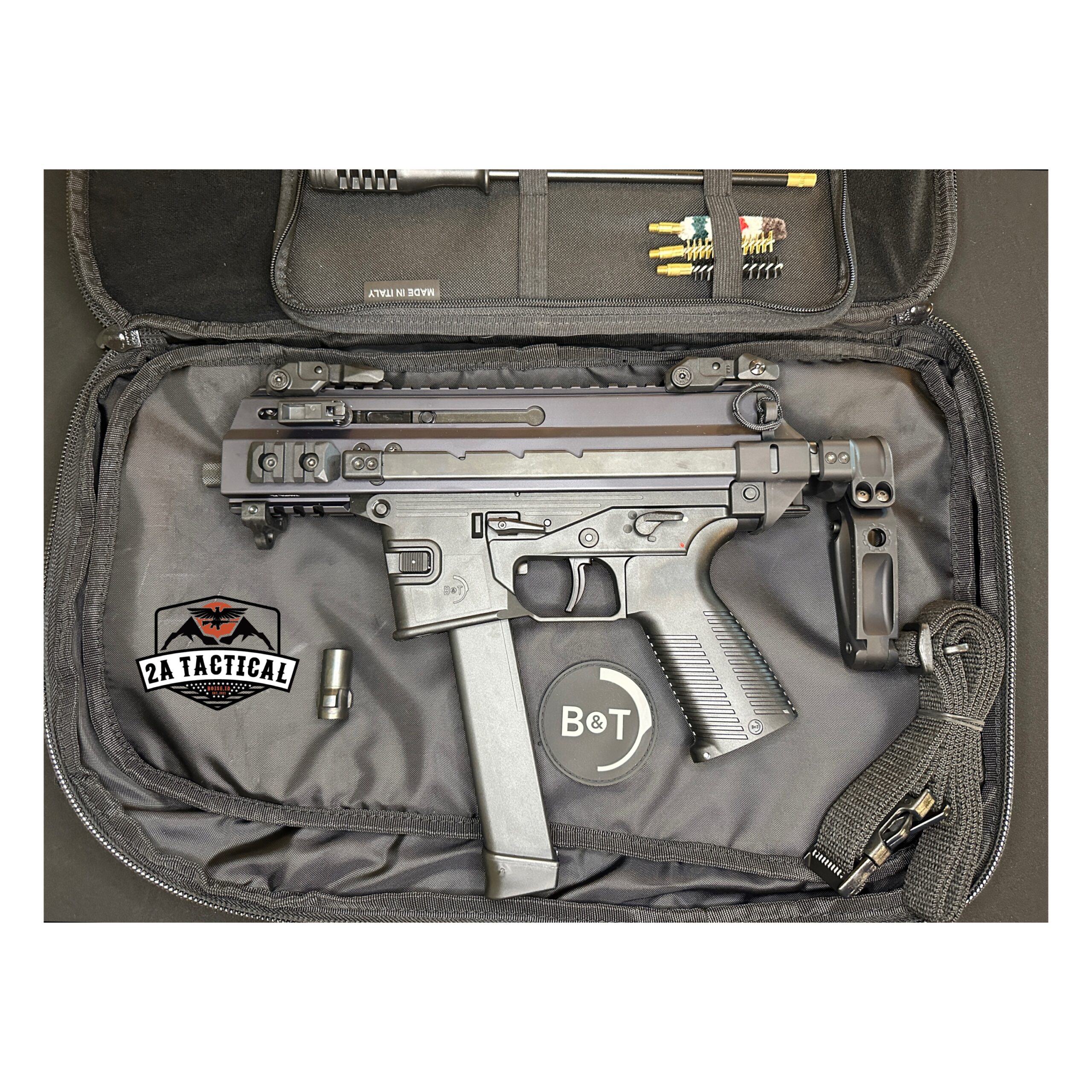 B&T APC9K Pro V2 pistol Glock lower with Telescoping brace host and ...